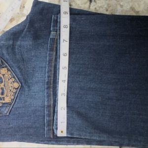 Disney | Jeans | Rare Htf Disney Embroidered Mickey Mouse Jeans Sz8 ...